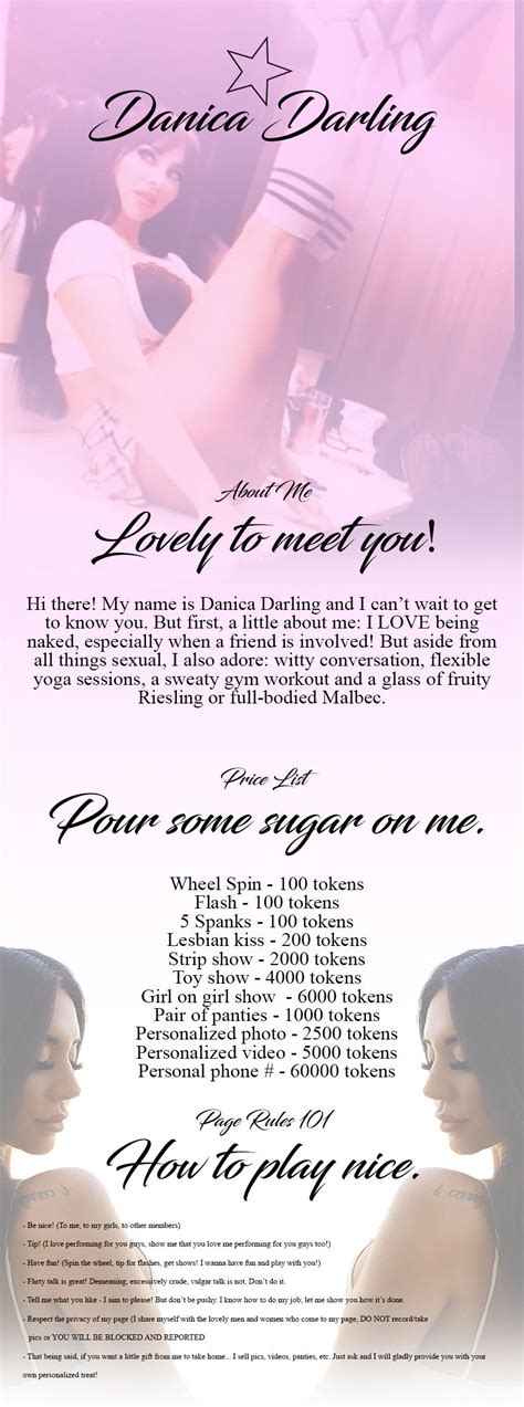 DanicaDarling S Homepage On MyFreeCams