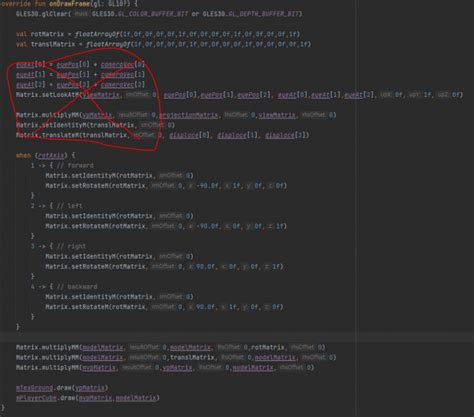 안드로이드 Opengl Es 물체회전 기준을 그대로 유지하고 싶습니다 안드로이드 Qanda