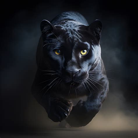 Pantera Negra Corriendo Imagen Gratis En Pixabay Pixabay