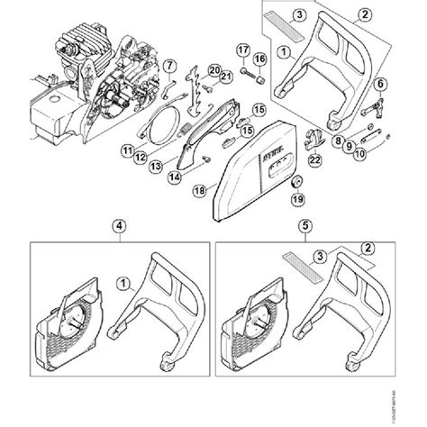Ms250 Stihl Chainsaw Parts Diagram Component Guide