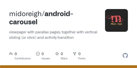 Github Midoreighandroid Carousel Viewpager With Parallax Pages