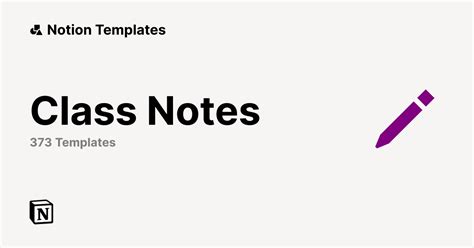 Best Class Notes Templates From Notion Notion Marketplace