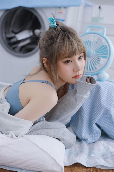 宅家拍照｜洗衣机纯欲风写真！白兔糖写真馆 站酷zcool
