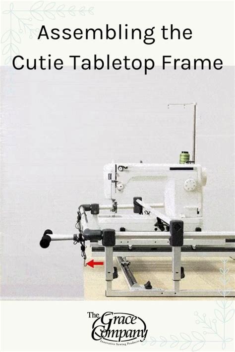 Video Tutorial Assembling The Cutie Tabletop Quilting Frame [video