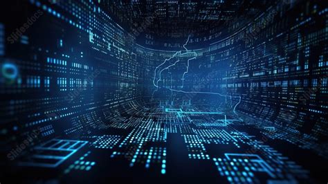an image of a computer network surrounded by dark data powerpoint background for free download