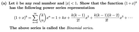 Solved A Let K Be Any Real Number And X