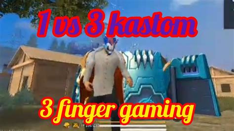 👑 3 Finger S Gaming 1 Vs 3 Kastom 😎 Super Haed Short Damach 👑 Youtube