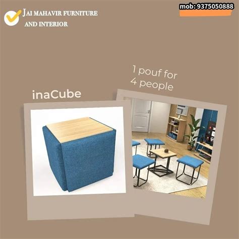 Cube Pouf Stools At Rs 1000 कॉटन पूफ In Ahmedabad Id 25283652773