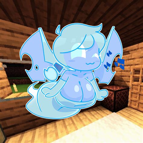 Rule 34 1girls Allay Minecraft Bare Shoulders Big Breasts Blue Eyes