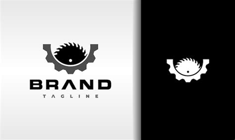 Premium Vector Circular Saw Gear Logo