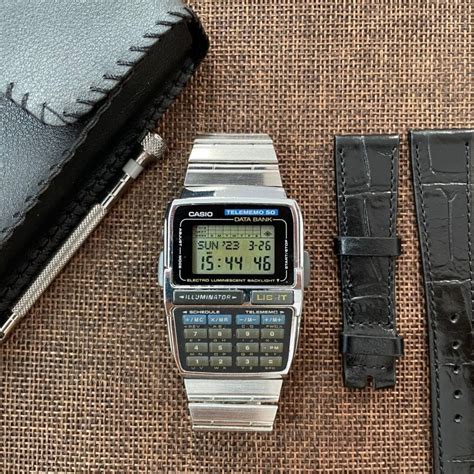 Đồng hồ Casio 1276 DBC 630 Telememo 50 Calculator chính hãng 2hand