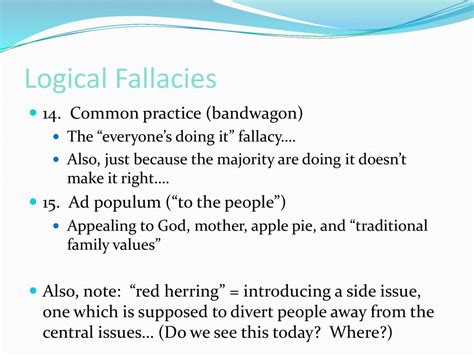 Logical Fallacies Ch 6 Rrw Ppt Download