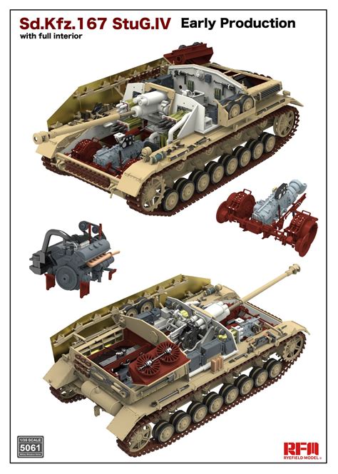 Rye Field Model 135 Sdkfz167 Stug Iv Early Production With Full