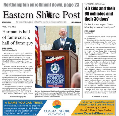 Eastern Shore Post April 26 2024 Eastern Shore Post