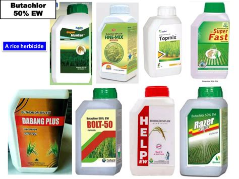 Registered Herbicides In India With Their Commercial Formulations