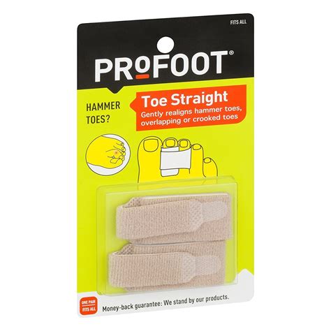 Profoot Toe Straight Hammertoe Wrap 1 Pair Pack Of 4