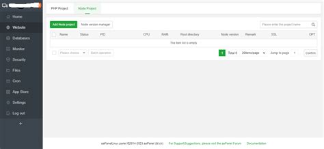 How To Run Multiple Node Js Project Aapanel Free Hosting Control Panel One Click Lamplemp