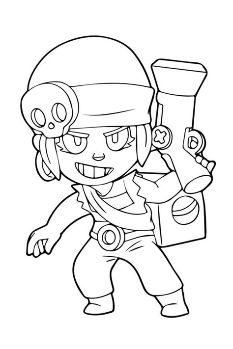 Brawl Stars De Colorat Brawl Stars De Desenat Fise Si De Colorat Cu