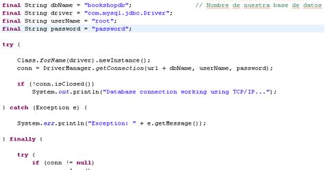 Tutorial Básico De Bases De Datos En Java Mediante Jdbc