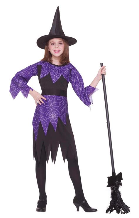 Girls Classic Spider Witch Halloween Costume 999 The Costume Land
