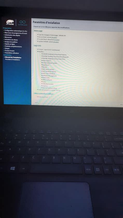 i m installing opensuse tumbleweed r opensuse