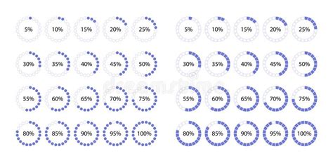Circle Progress Bar Template Stock Illustrations 14 312 Circle Progress Bar Template Stock