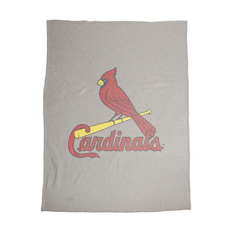 St Louis Cardinals Oversized Logo Sublimated Sweatshirt Blanket
