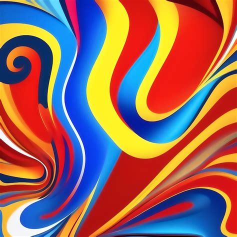 Premium Photo Different Color Random Swirl Pattern Abstract Background