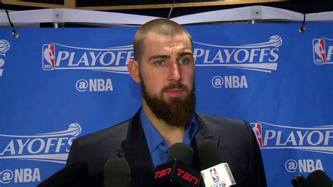 Raptors Post Game Jonas Valanciunas April 18 2017 Youtube