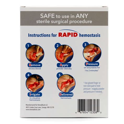 Hemablock Hemostatic Powder 2 Gm Tube Sachet 5 Pack — Lambert Vet Supplies