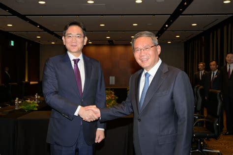 이재용 회장 리창 총리 만났다 中 네트워크 강화 Zdnet Korea
