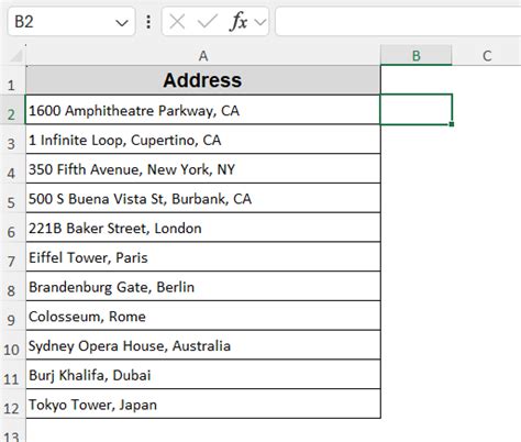 How To Convert Address To Lat Long In Excel 2 Quick Ways Excel Insider