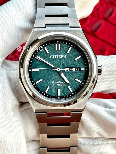 Citizen Zenshin Titanium Eco Drive Aw0130 85x 39mm Pakwc