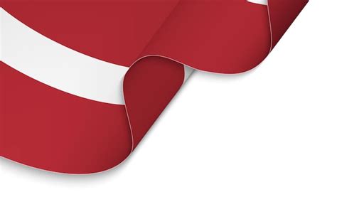 Premium Vector Waving Flag Vector Illustration
