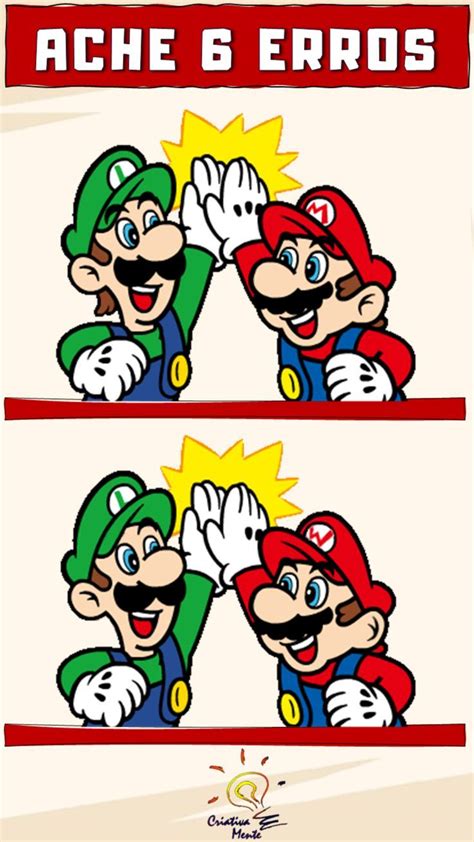 Erros Super Mario Findthedifference Differencegame Super Mario Mario Super