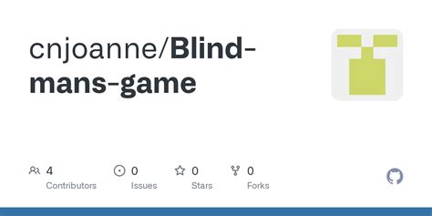Github Cnjoanneblind Mans Game