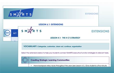quick tip smarts curriculum extensions smarts