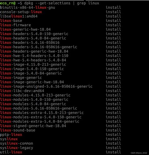 Ubuntu切换与删除内核ubuntu 删除 某个内核 Csdn博客