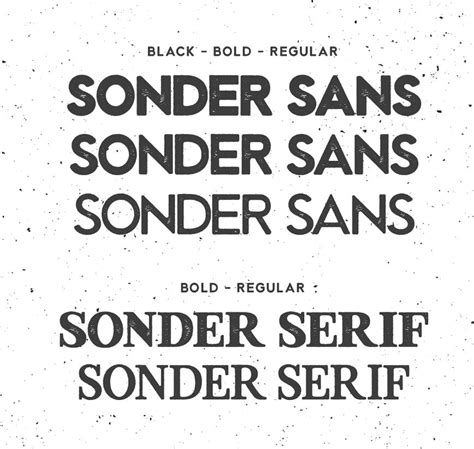 Sonder Free Vintage Sans Serif Font