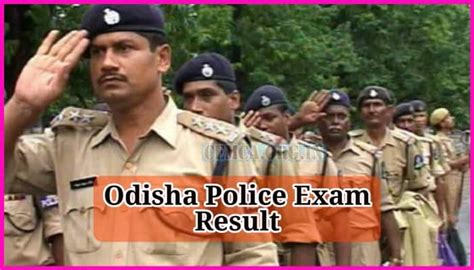 Odisha Police Exam Result 2024 Check Cut Off And Merit List Online
