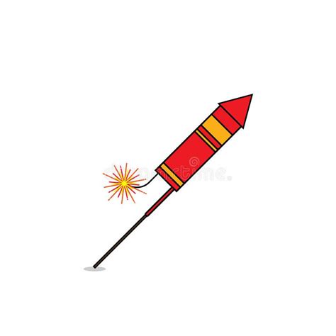 Fire Cracker Firework For Festival Vector Design Stock Vector