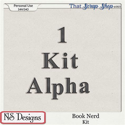 Book Nerd Kit {pu} That Scrap Shop