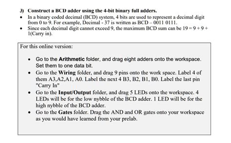 Video Solution Construct A Bcd Adder Using 4 Bit Binary Full Adders In A Binary Coded Decimal