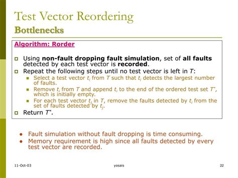 ppt efficient static compaction algorithms for combinational circuits