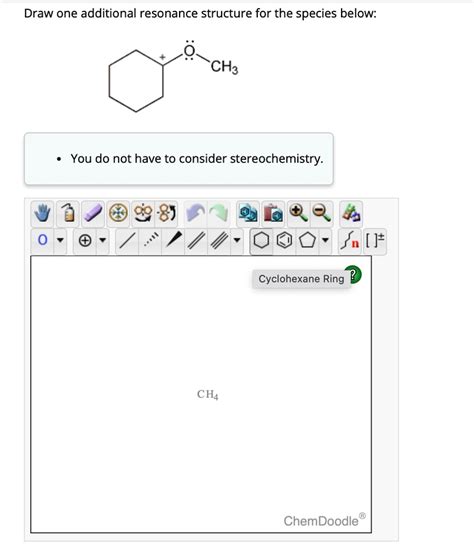 Draw One Additional Resonance Structure For The Species Below You Do
