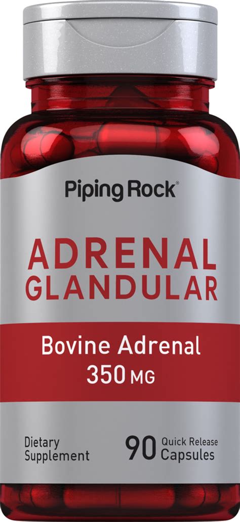 Adrenal Glandular (Bovine), 350 mg, 90 Quick Release Capsules