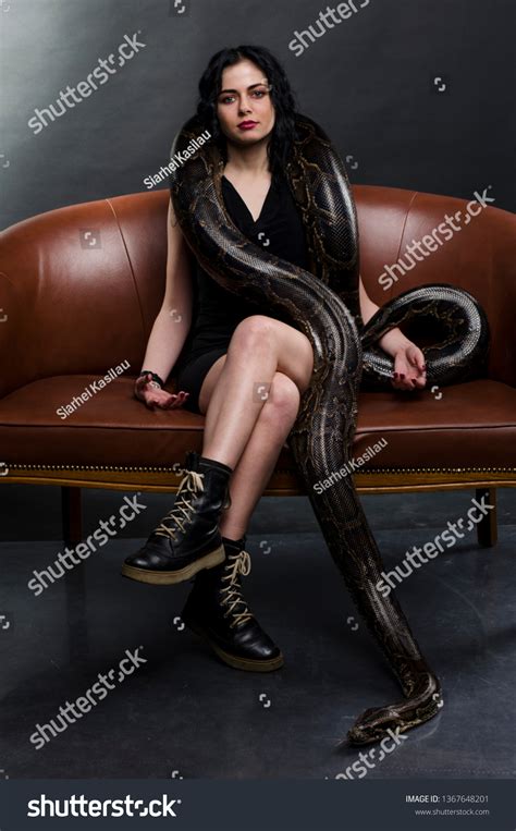 Sensual Sexy Woman Python Stock Photo Shutterstock