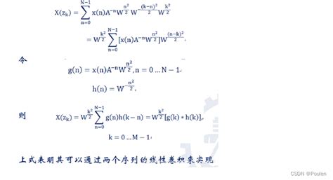 信号处理 Chirp Z变换czt算法 Csdn博客