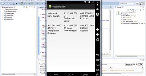 Pondok Tugas Membuat Gridview Pada Android