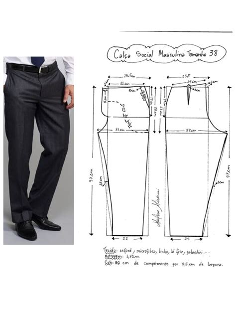 Pin By Marisol G On Patrones Para Proyectos Pants Pattern Men Pants